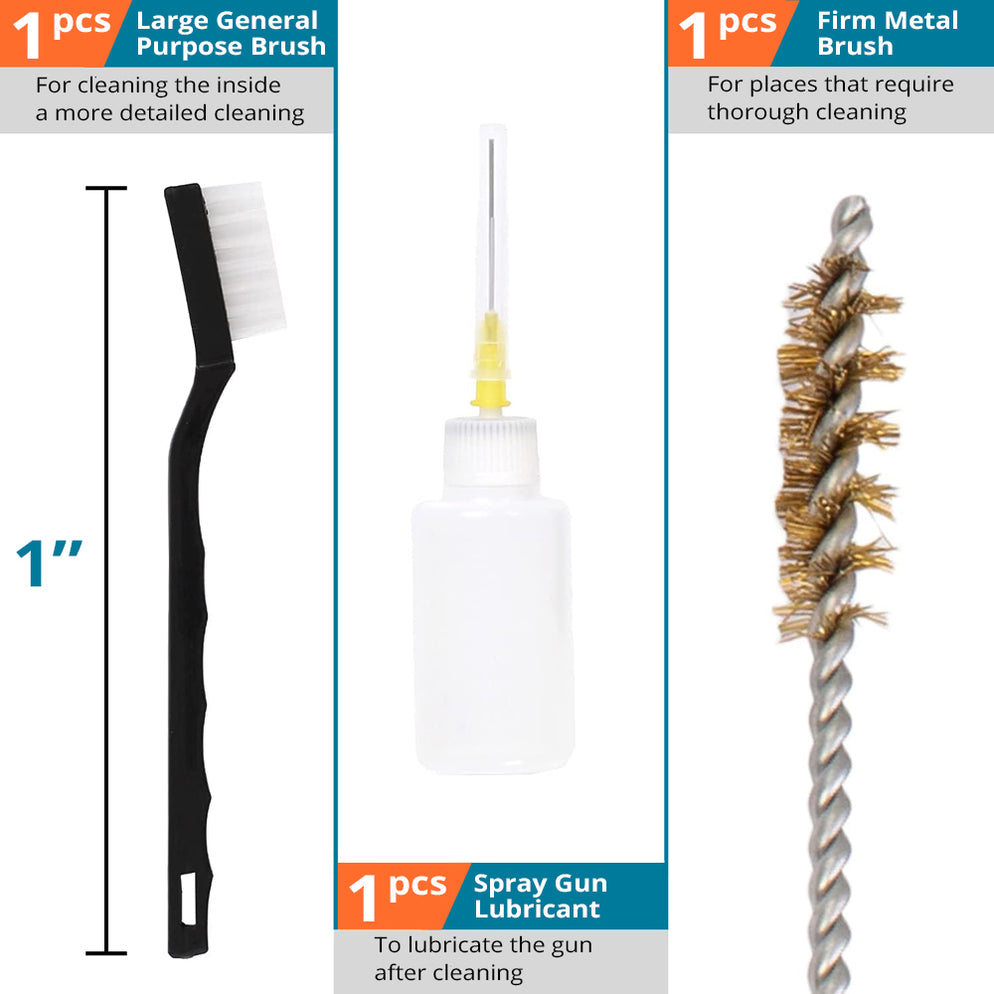 Tilswall Paint Gun Cleaning Kit for Cleaning HVLP Spray Gun