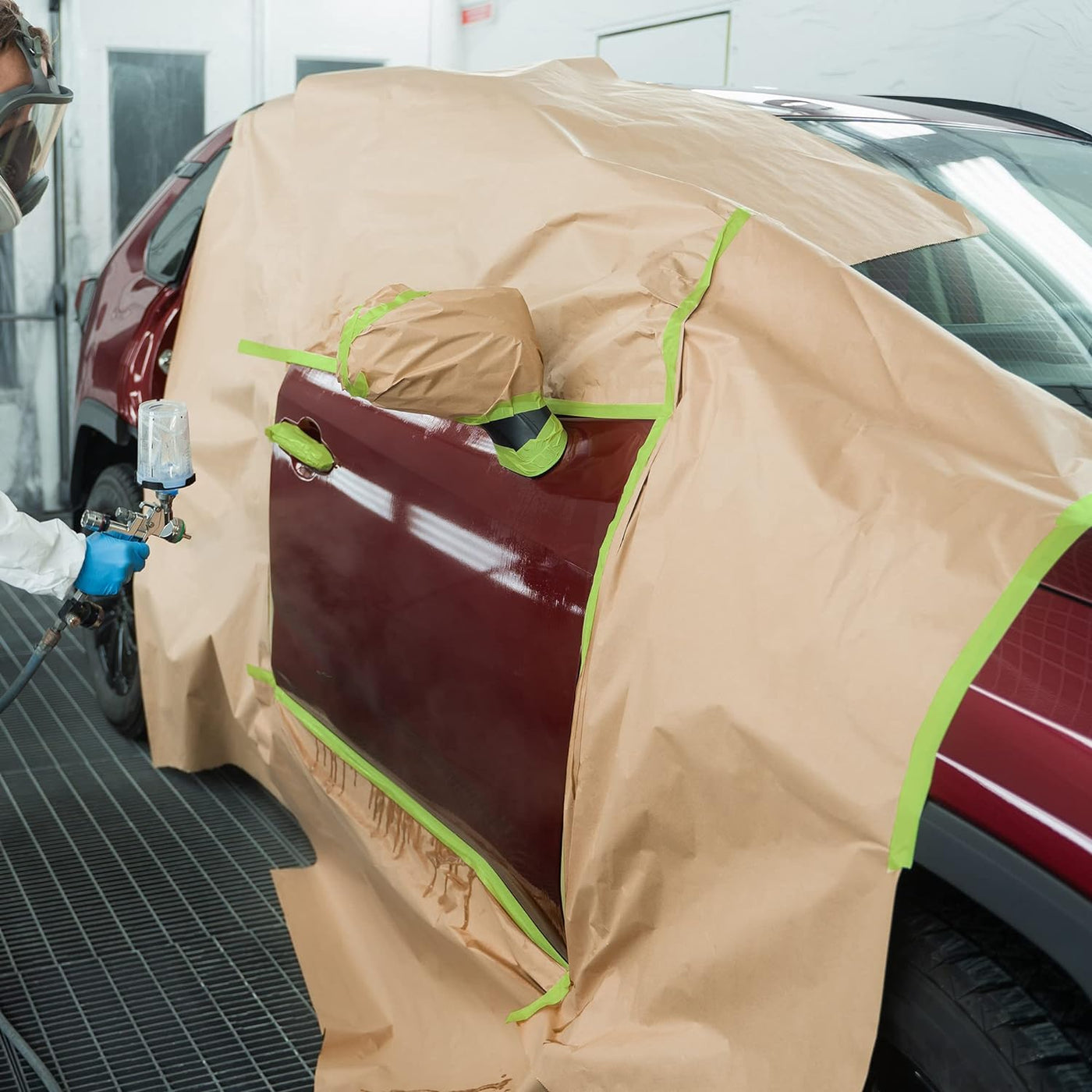 Tilswall Masking Paper, 3 Pack 50 Feet Tape and Drape Painters Paper