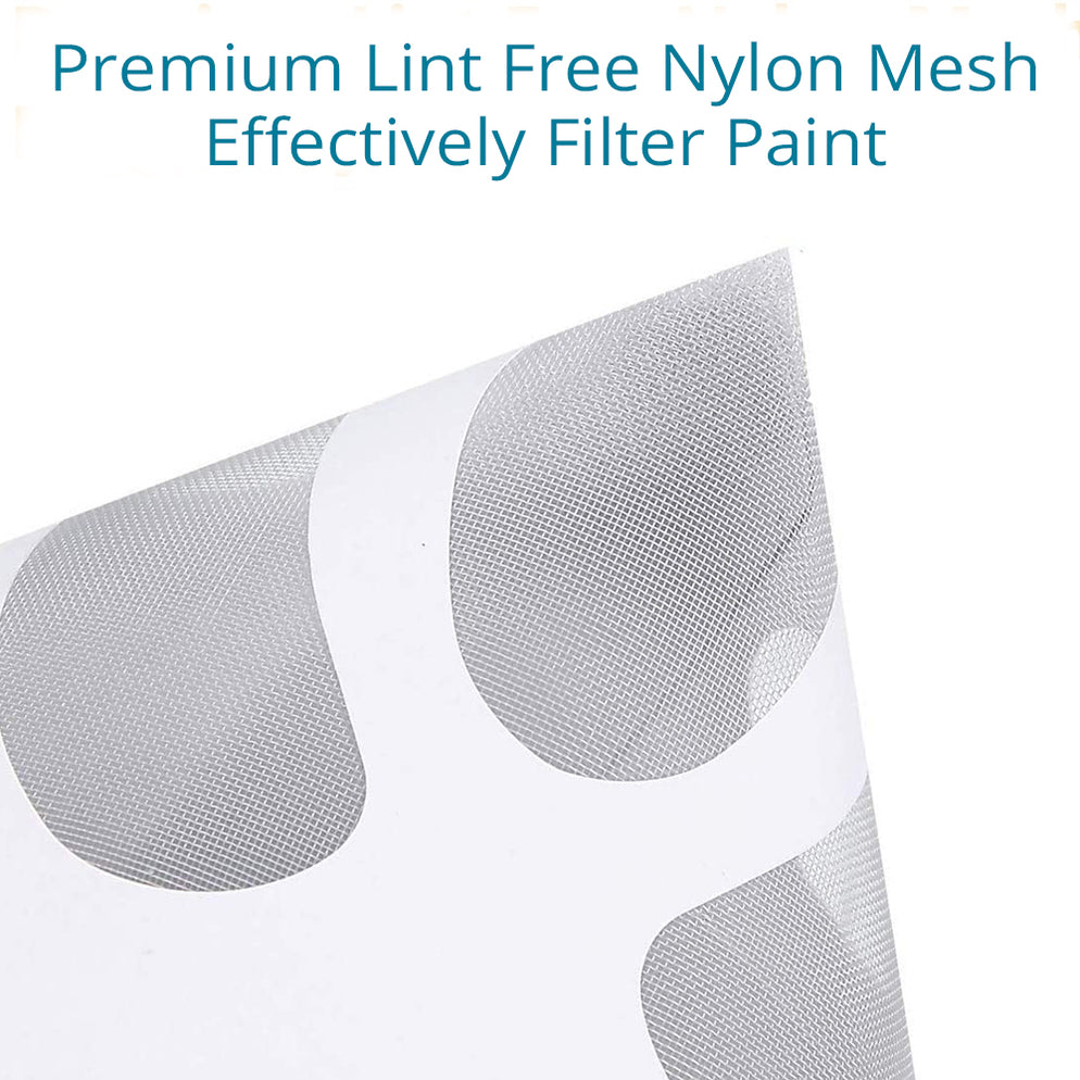 Tilswall 100 Pack of Paint Strainers with Fine 190 Micron Filter Tips
